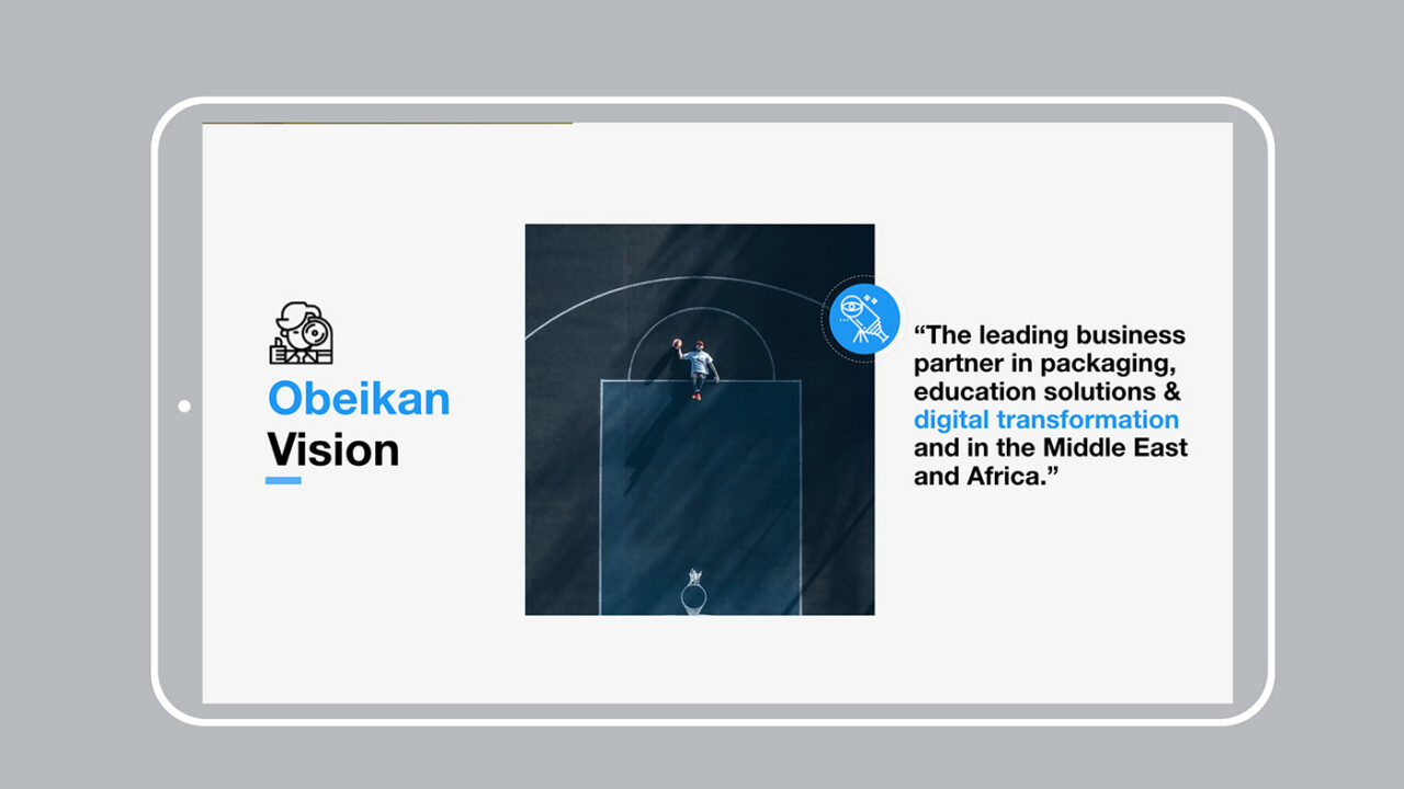 Obeikan Investments Group Presentation | Designframe